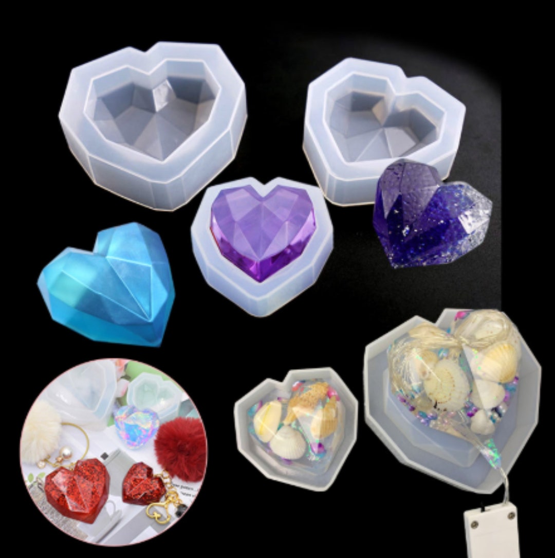 Heart Silicone Mold for Jewelry Making - Etsy