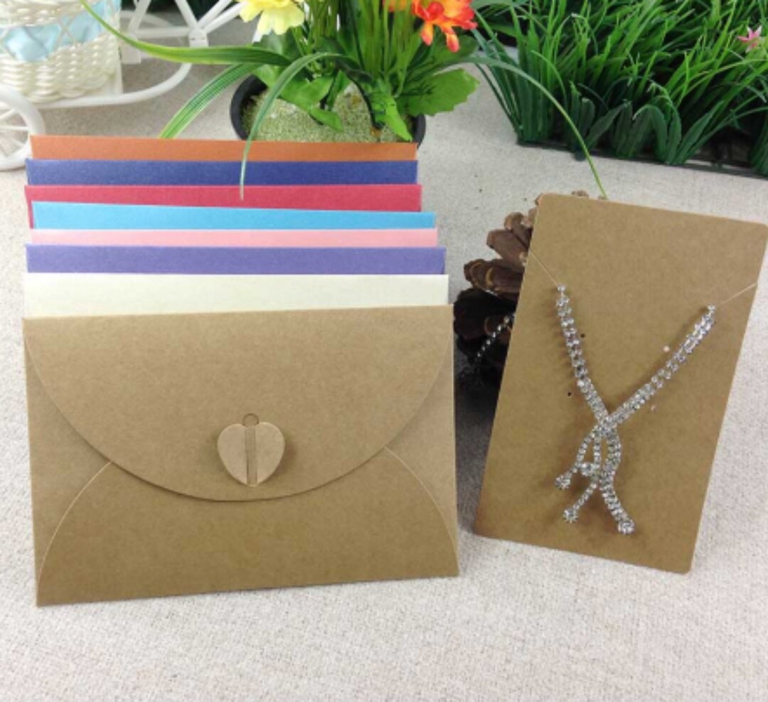 20pcs Earring Necklace Envelope Display Cards - Etsy
