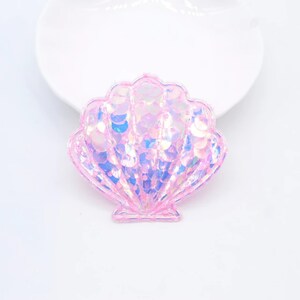 12pcs Sequins Shell Appliques Patches for Clothes Hat Sewing ...