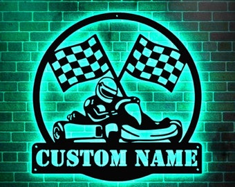 Go Kart Racing Sign - Etsy