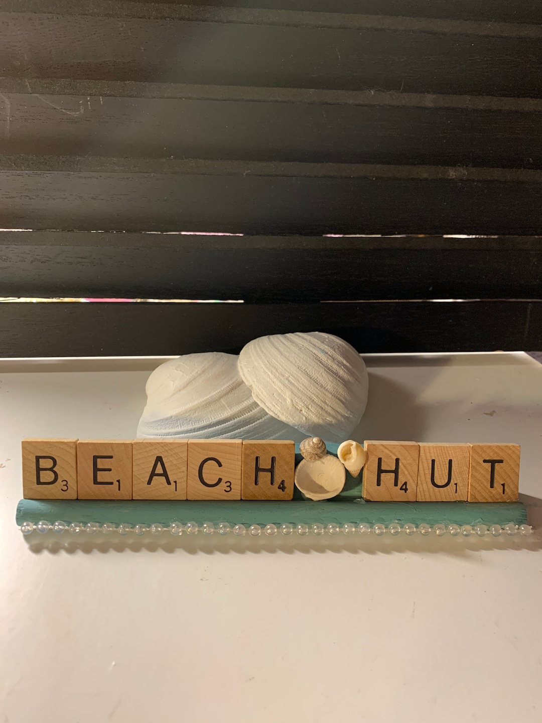 Beach Hut Scrabble Tile Art. Gift for Beach Lovers. Home Decor. - Etsy