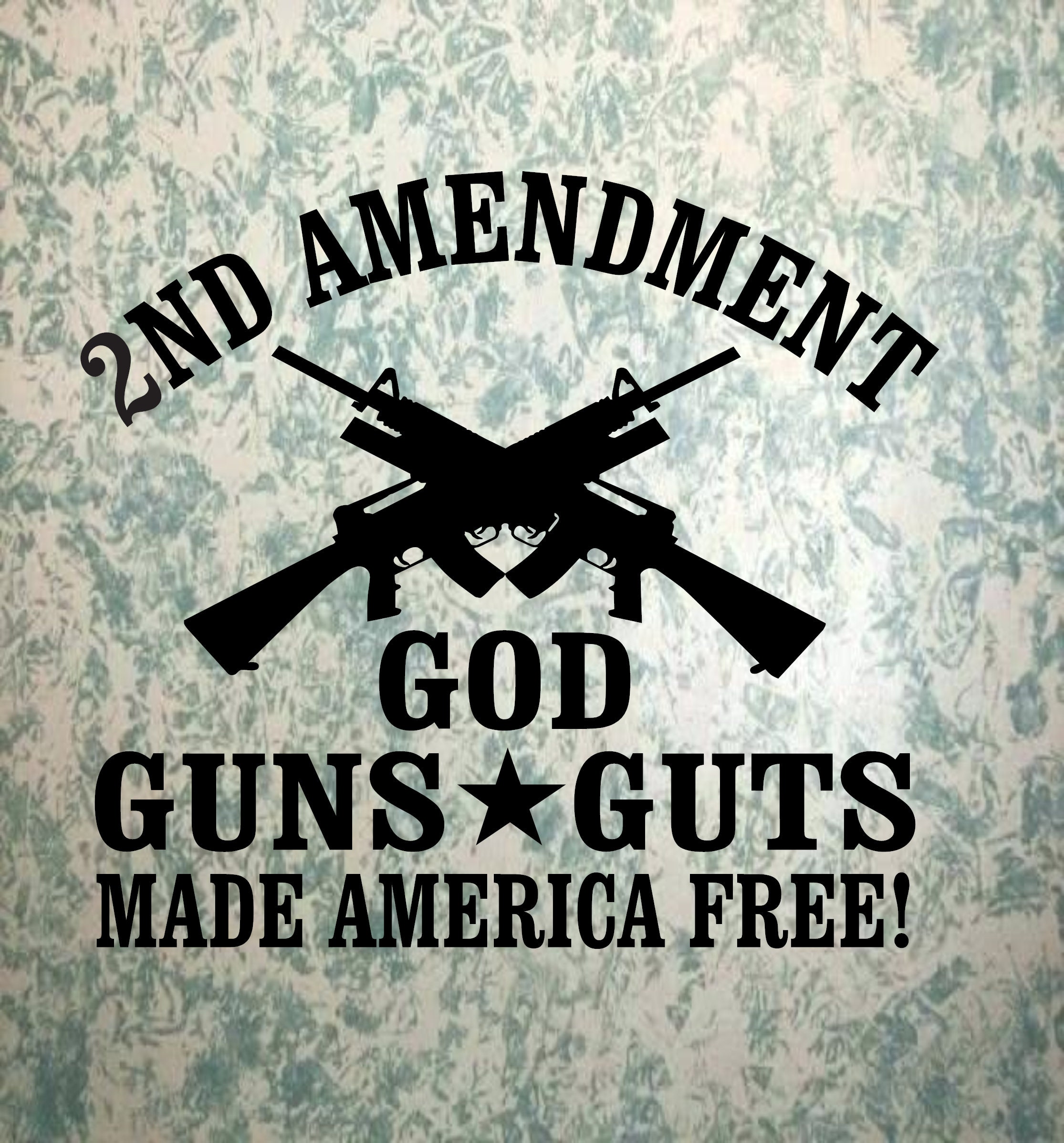 2nd Amendment Decal Sticker for Trucks Cars Windows Boats | Etsy