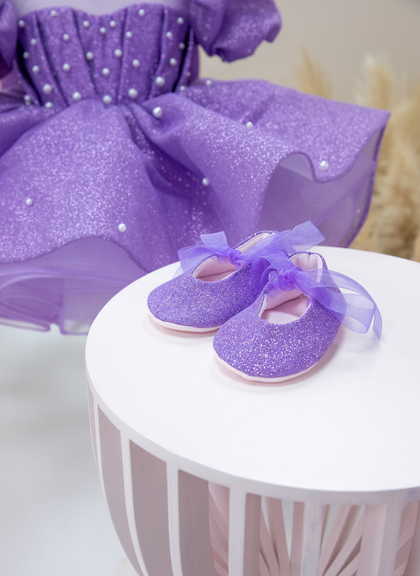 Birthday Baby Girl Dress, Lavender Tutu Dress, Graduation Puffy Dress ...