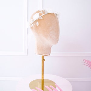 Hot Pink & Pink Floral Headband, Birthday Crown, Flower Girl Crown ...