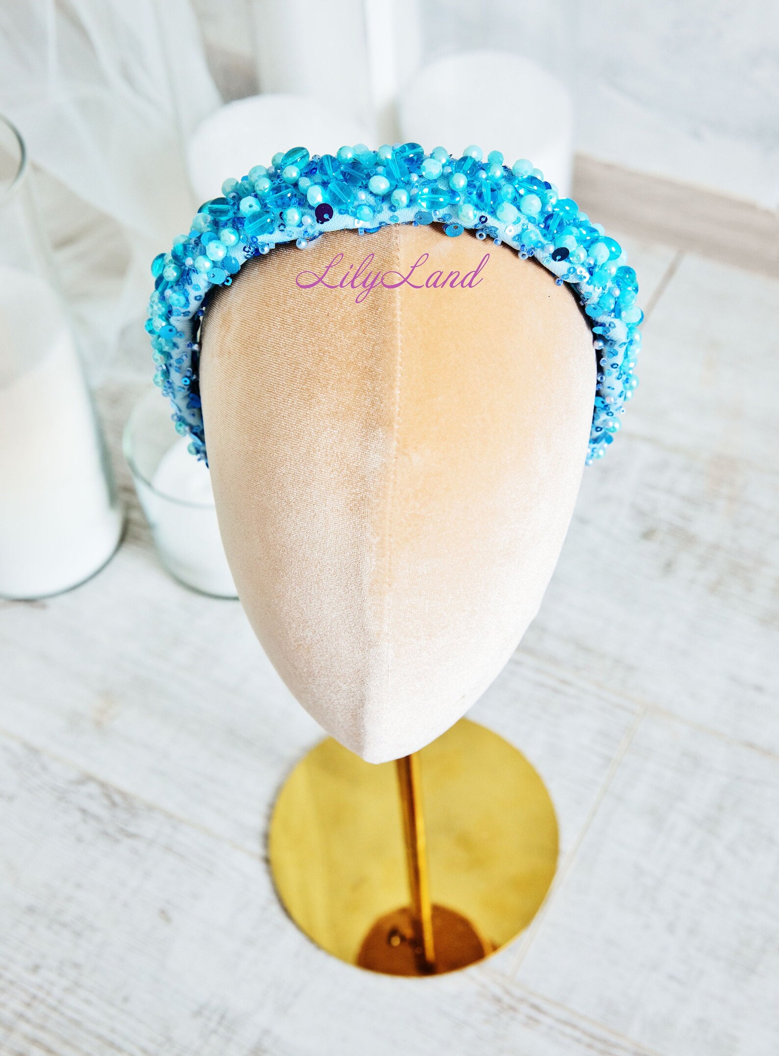 Purple Pearls Hair Hoop Birthday Hair Accessory for Girl - Etsy