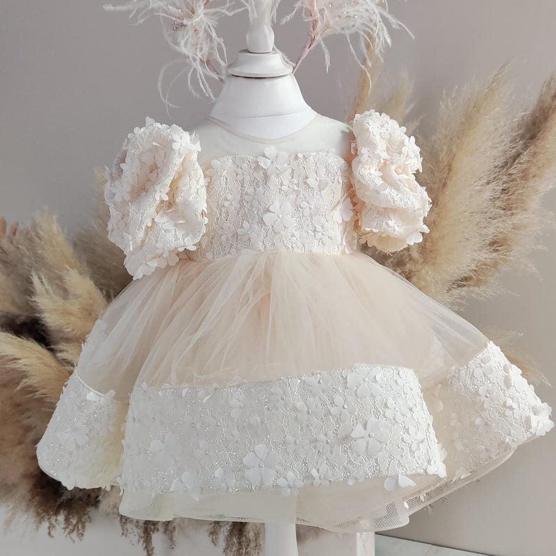 Cream Toddler Dress - Etsy