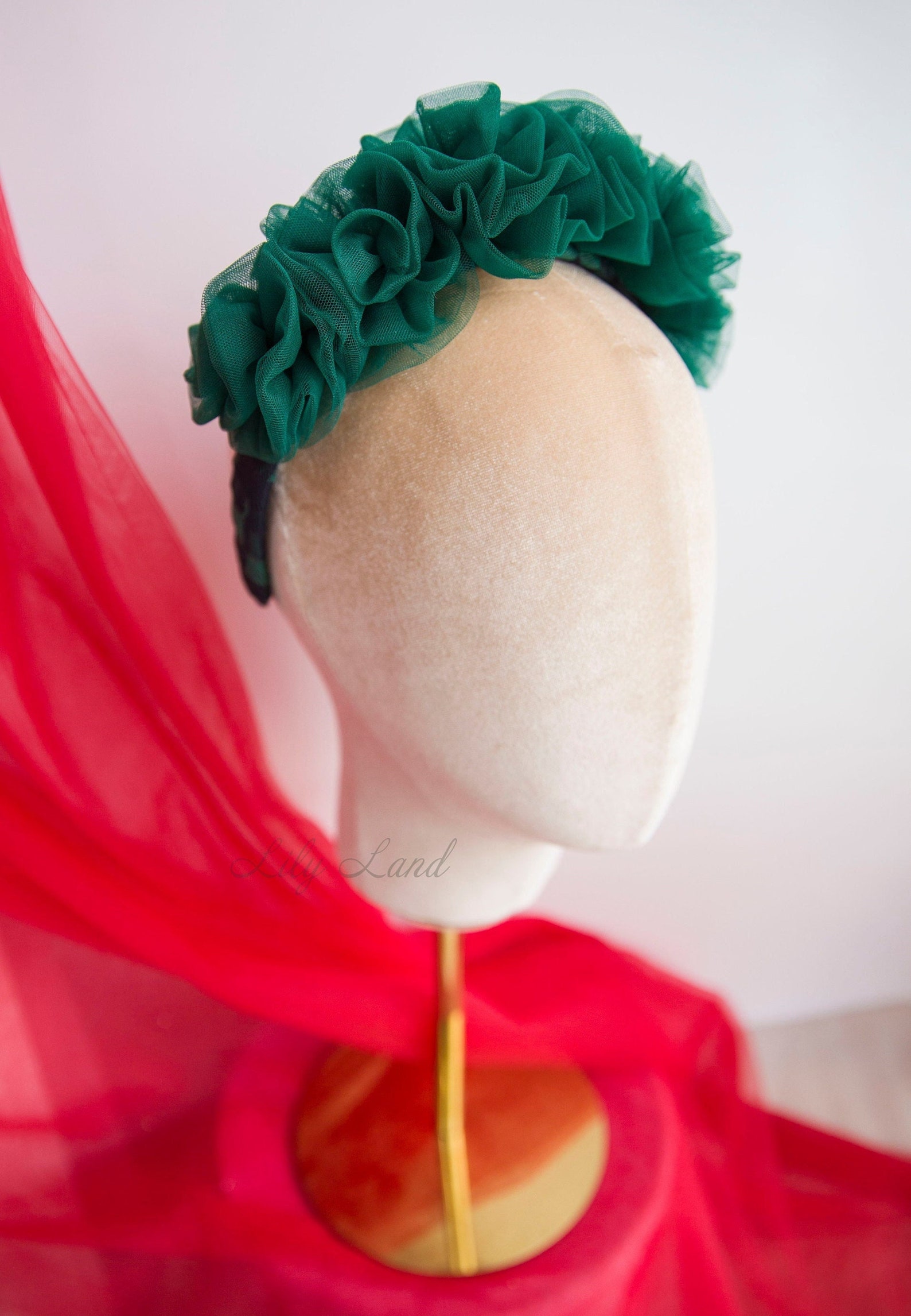 Green Hair Hoop Hair Accessories for Girl Christmas - Etsy