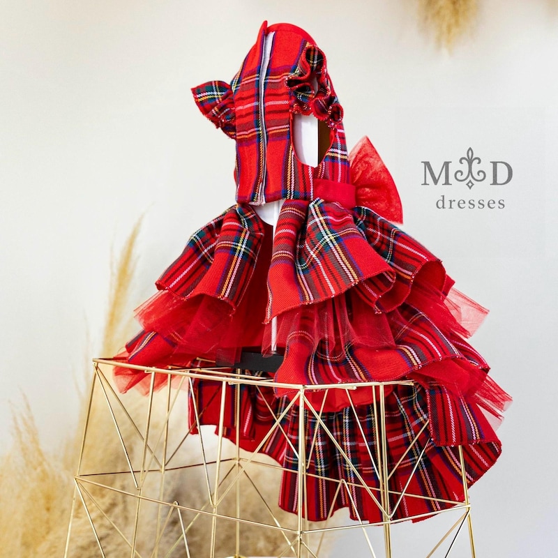 Formal Dog Dress Red - Etsy