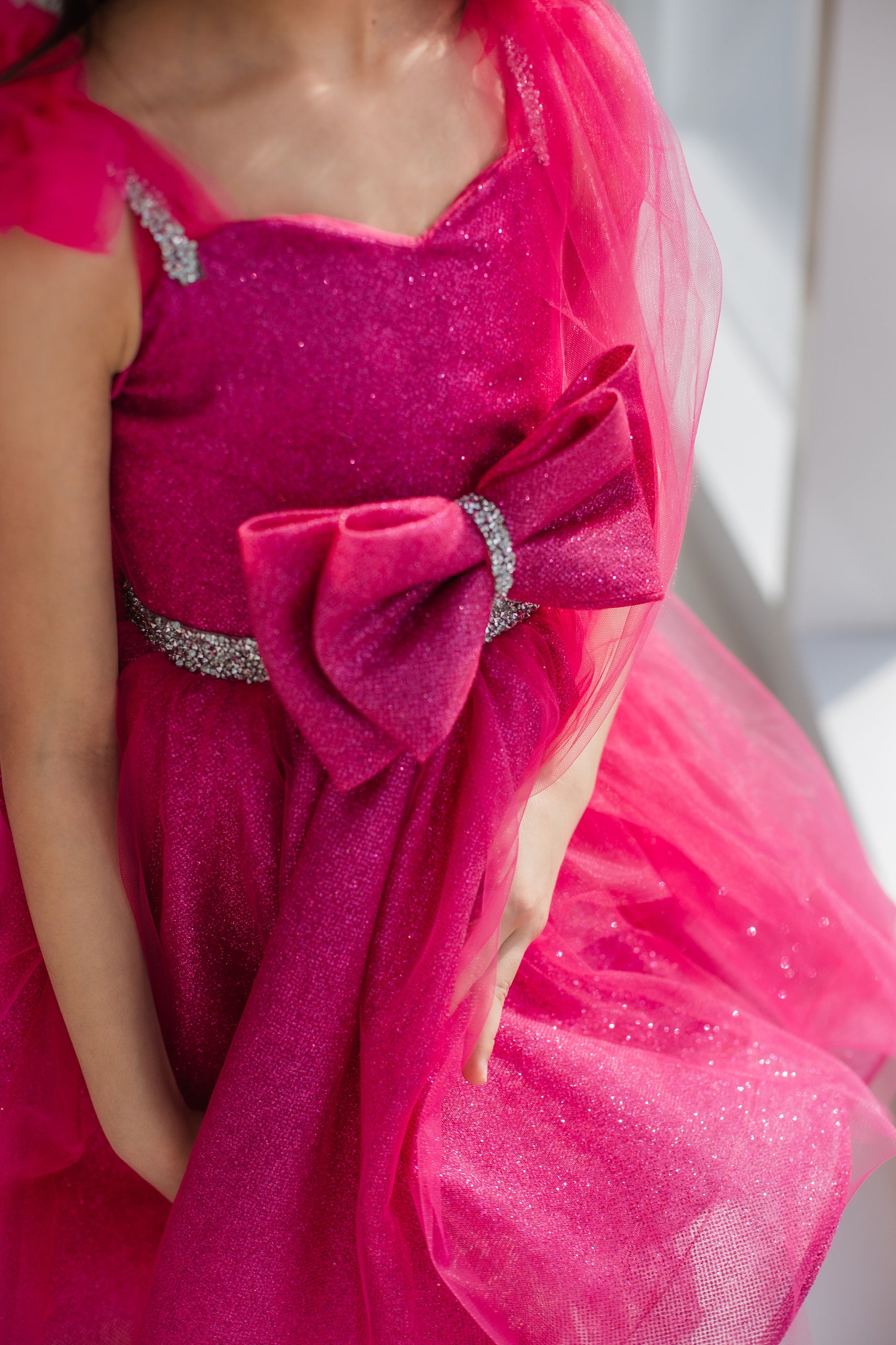 Raspberry Prom Ball Gown Birthday Girl Dress First - Etsy
