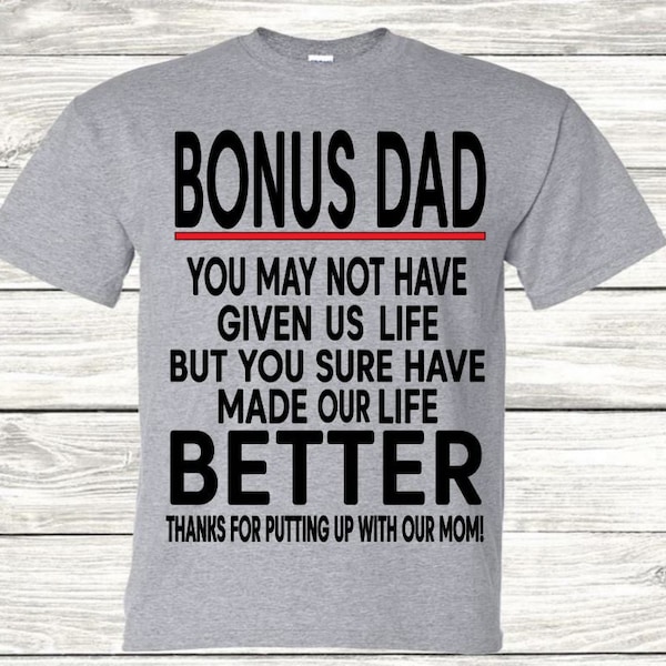 Bonus Dad Svg - Etsy