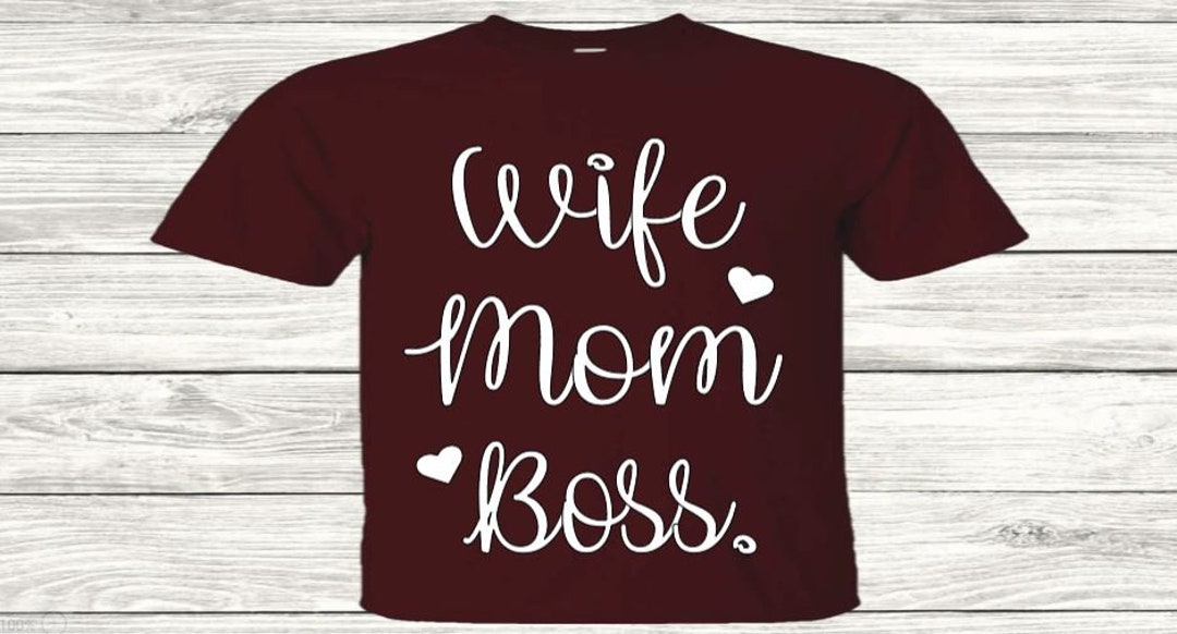 Wife Mom Boss Svg Mom Life Wife Life Boss Life Svg Png - Etsy