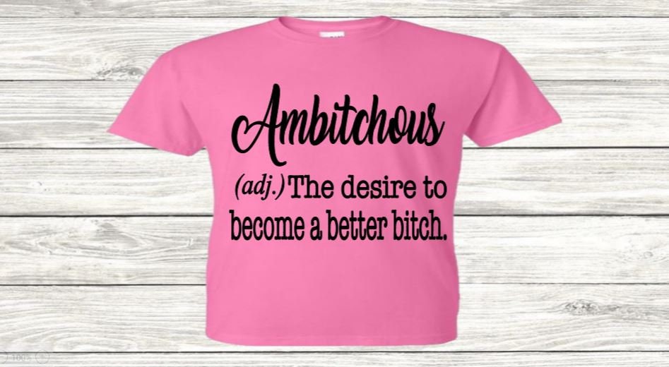 Ambitchous Svg Ambitchous Definition Svg Funny Svg Wine | Etsy