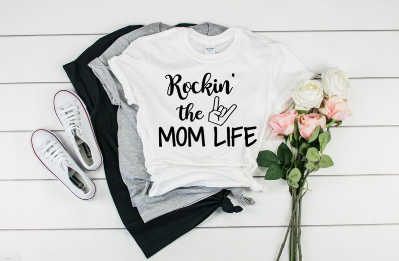 Rockin' the Mom Life, Rock On, Rock Star, Mom Life SVG PNG - Etsy