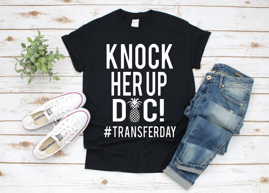 IVF Knock Her up Doc Svg Infertility Humor Transfer Day - Etsy