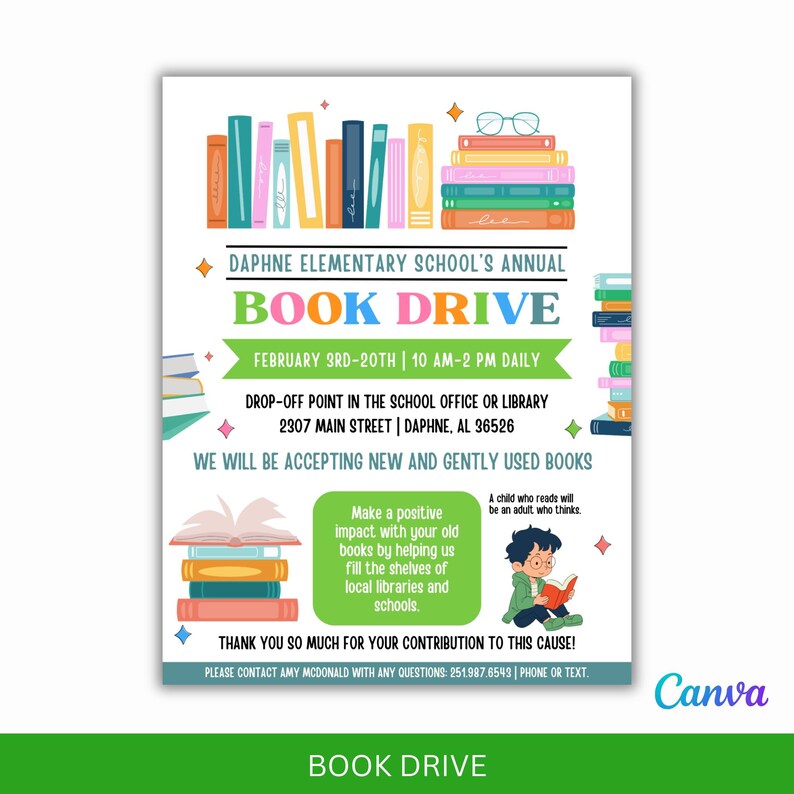 Back to School Supplies Drive, Book Drive, Clothes Drive | Fundraiser ...