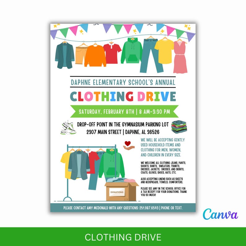 Back to School Supplies Drive, Book Drive, Clothes Drive | Fundraiser ...