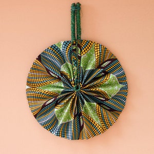Ghanaian Fabric Fan Aburi - Etsy