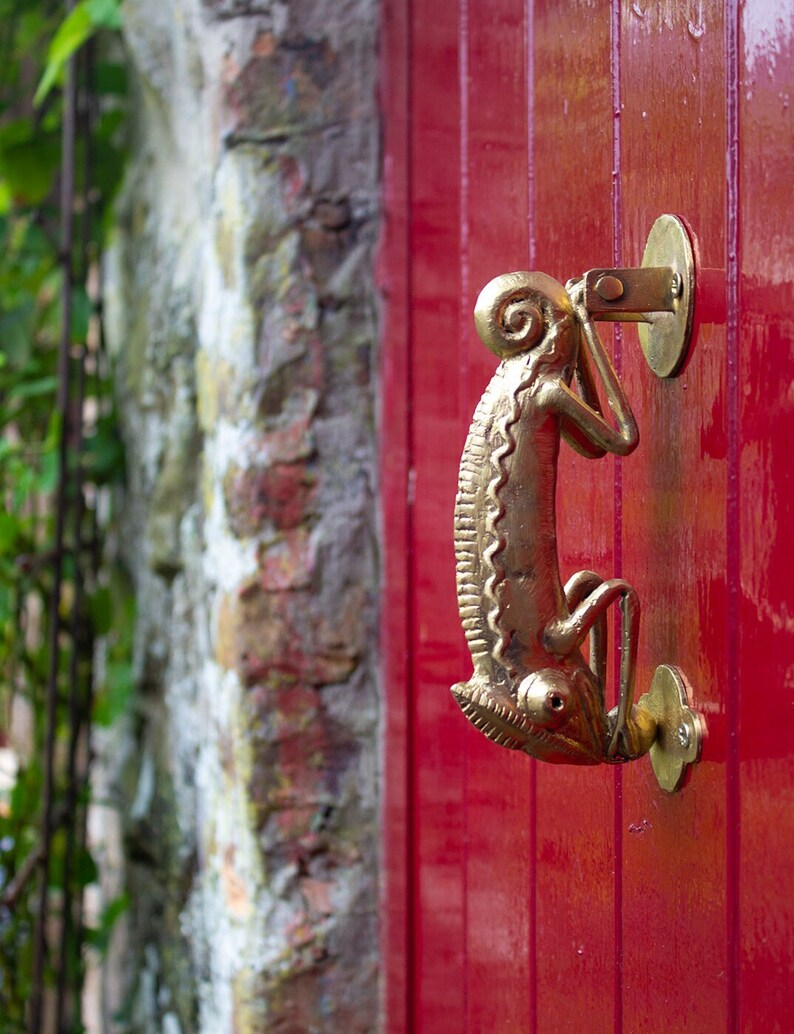 Ghanaian Ashanti Brass Door Knocker 'chameleon' - Etsy Canada