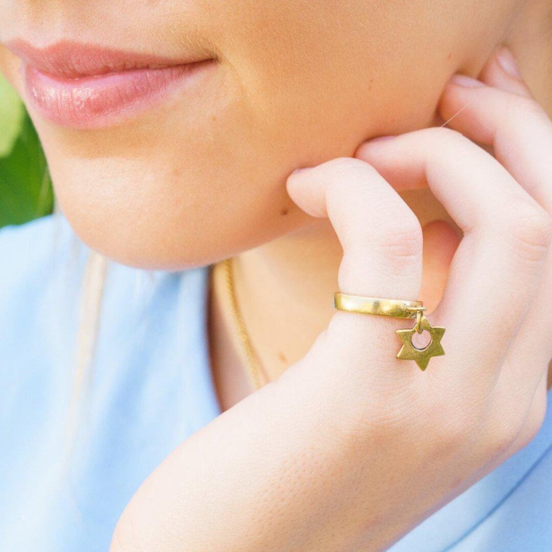 Kenyan Handmade Shooting Star Charm Ring - Etsy