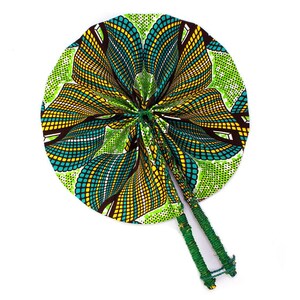 Ghanaian Fabric Fan Aburi - Etsy