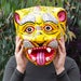 Indian Paper Maché Tiger Mask 'yellow' - Etsy