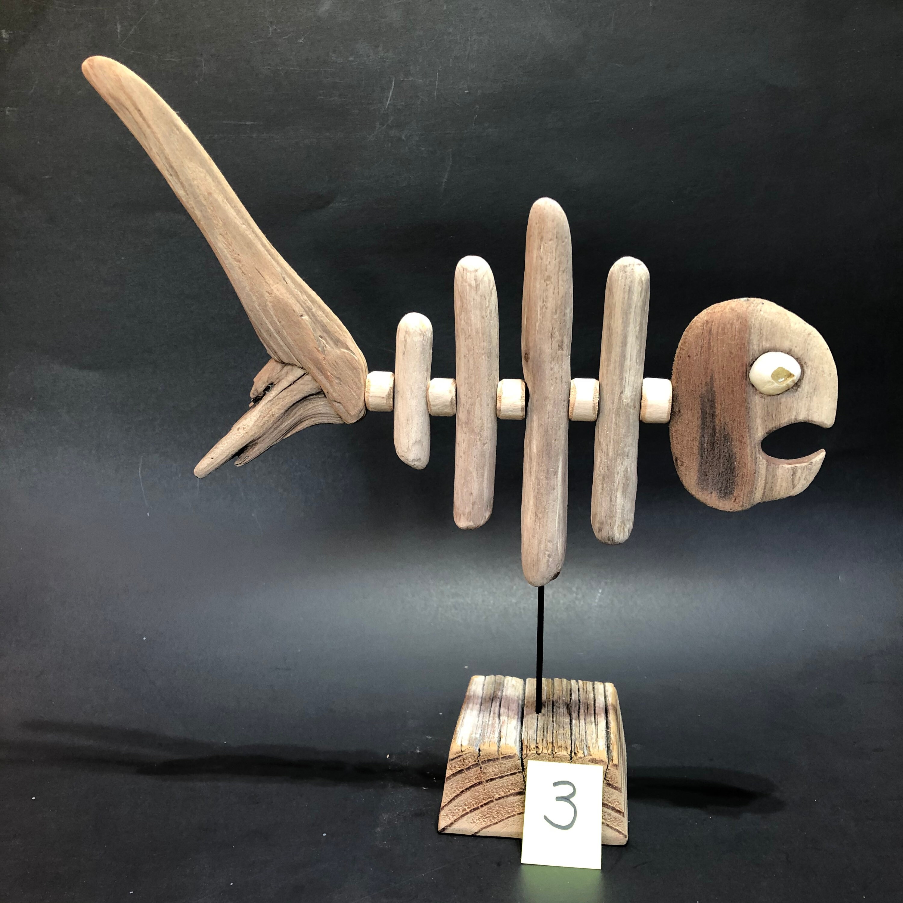 Driftwood Bone Fish | Etsy