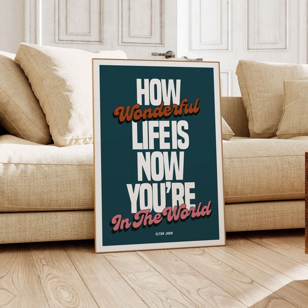 How Wonderful Life - Etsy