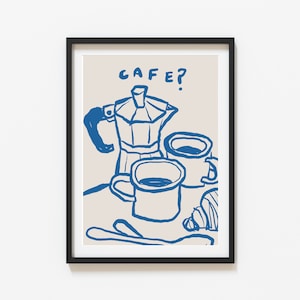 Set of 3 Cafe Prints, Coffee Prints, Set of 3, Trendy Posters, Gallery ...