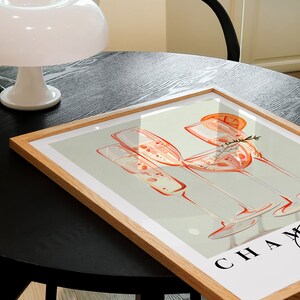 Champagne Problems Print, Champagne Print, Trendy Cocktail Poster ...