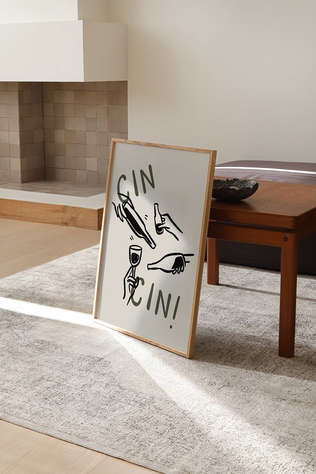 Trendy Cin Cin Poster, Ink Bleed Style, Cheers Print, Green Print, Wine ... Trendy Cin Cin Poster, Ink Bleed Style, Cheers Print, Green Print, Wine ...