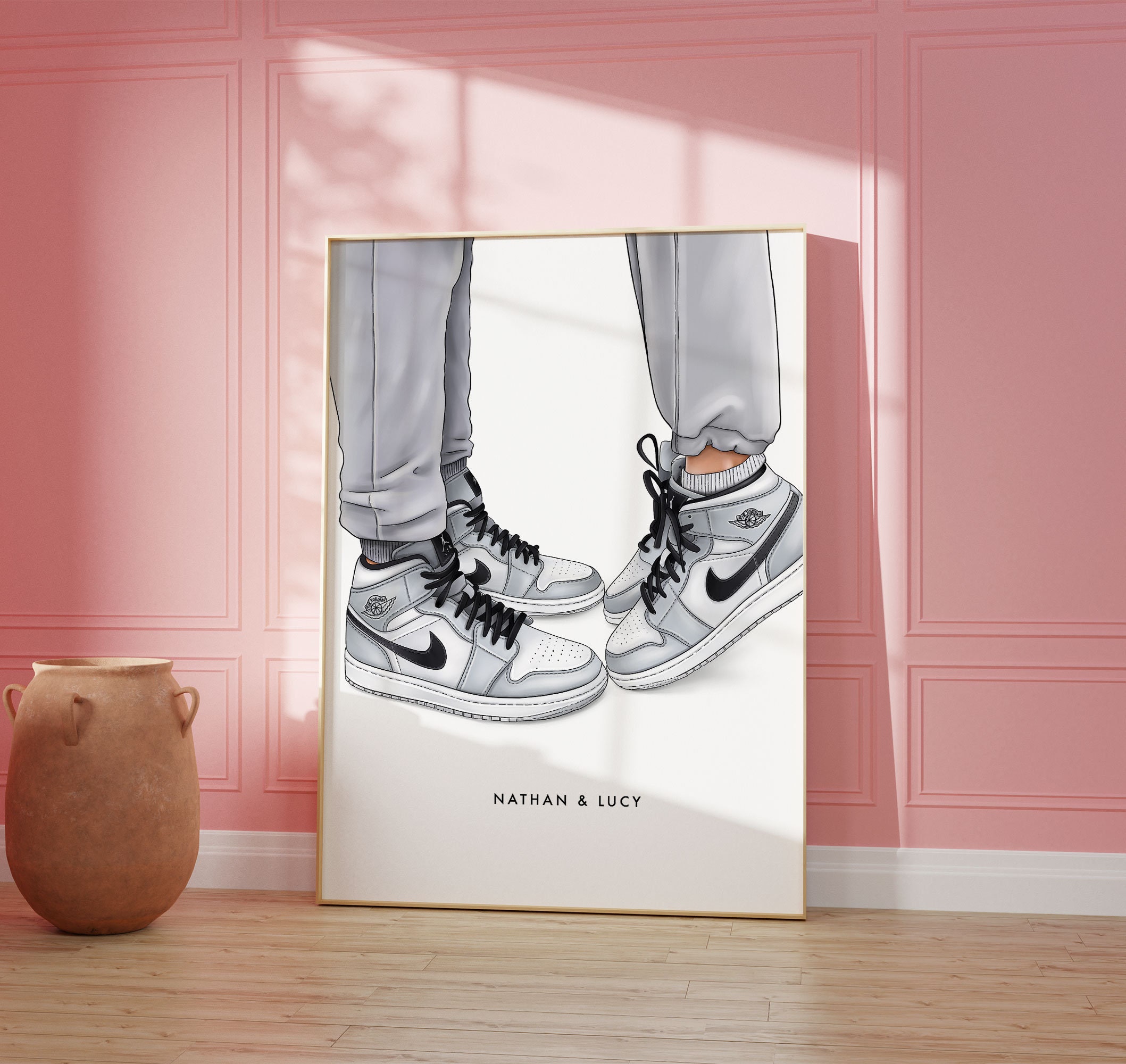 Personalised Names Sneakers Print Custom Skin Trainers - Etsy UK