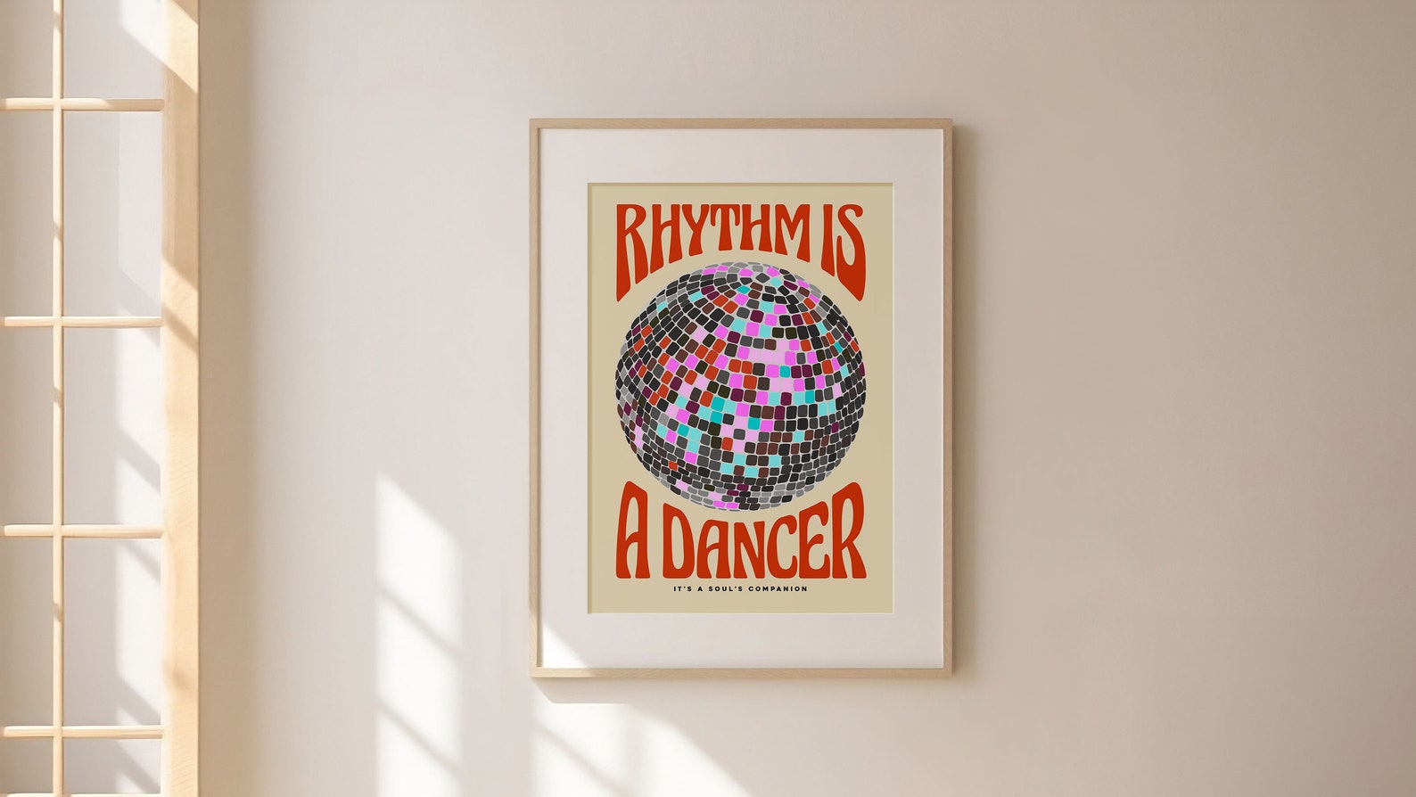 Rhythm is a Dancer Print, Disco Ball, Retro Poster, Lyric Prints, Music ...