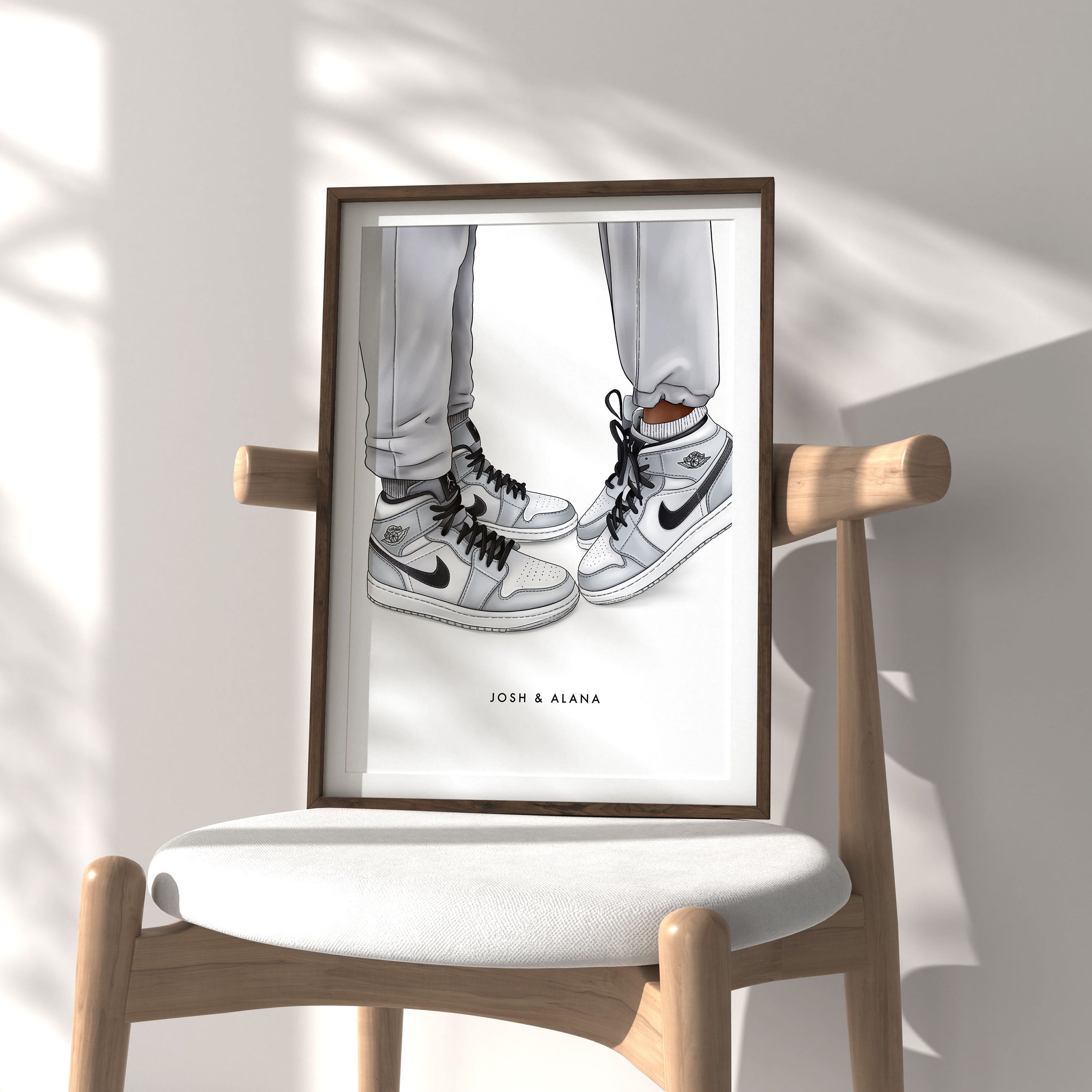 Personalised Names Sneakers Print Custom Skin Trainers - Etsy UK