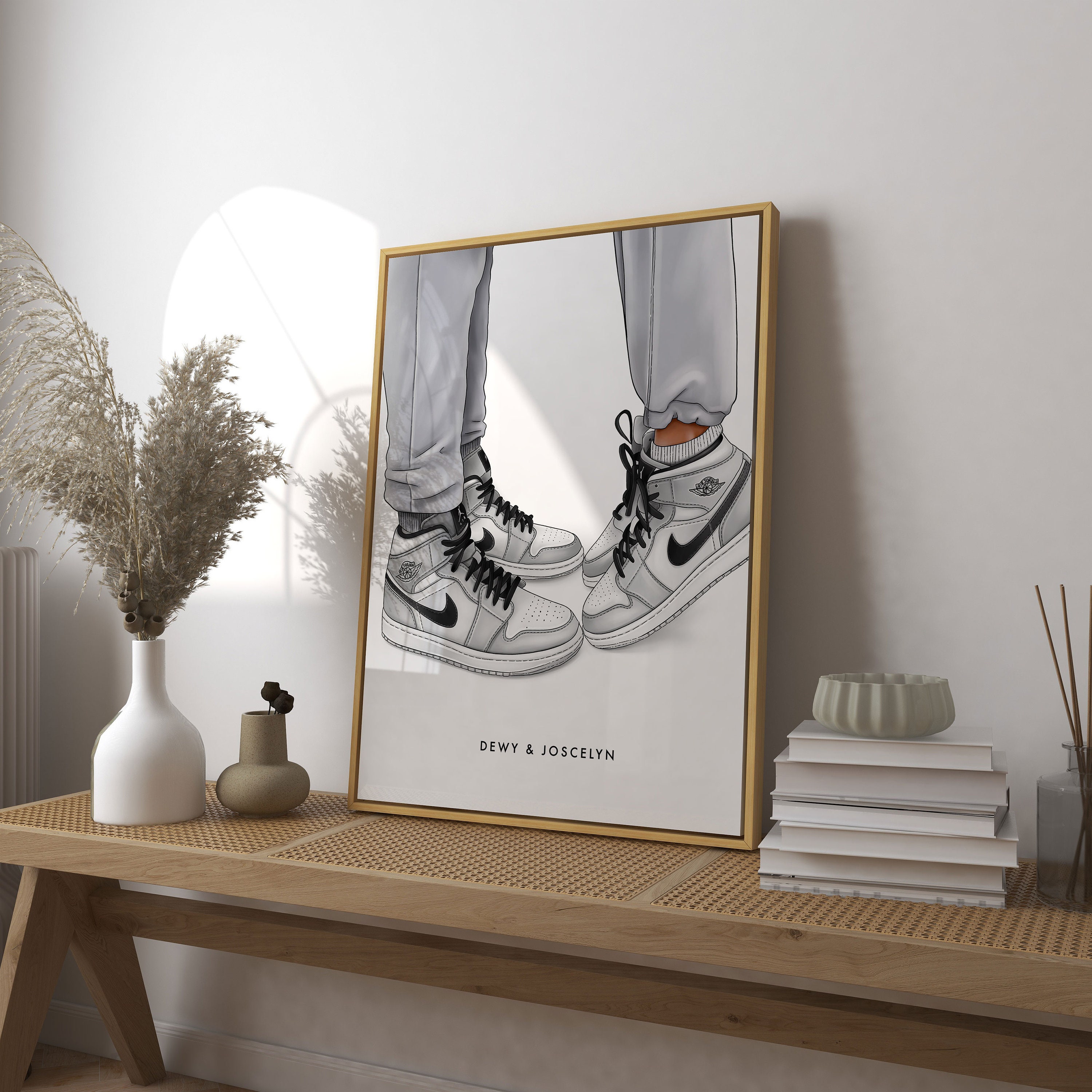 Personalised Names Sneakers Print Custom Skin Trainers - Etsy UK