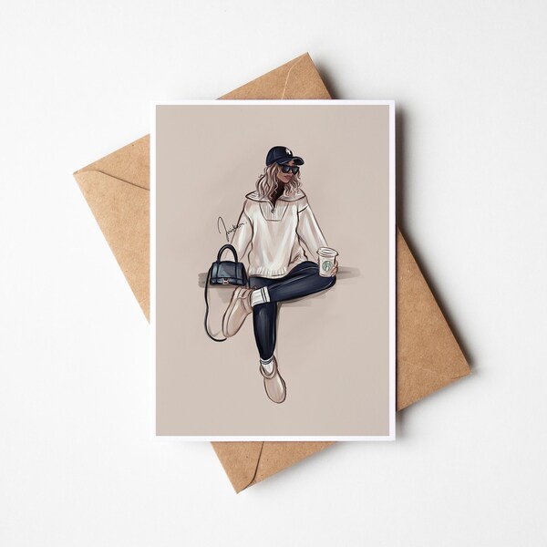 Fashionista Birthday Card - Etsy