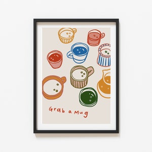 Set of 3 Cafe Prints, Coffee Prints, Set of 3, Trendy Posters, Gallery ...