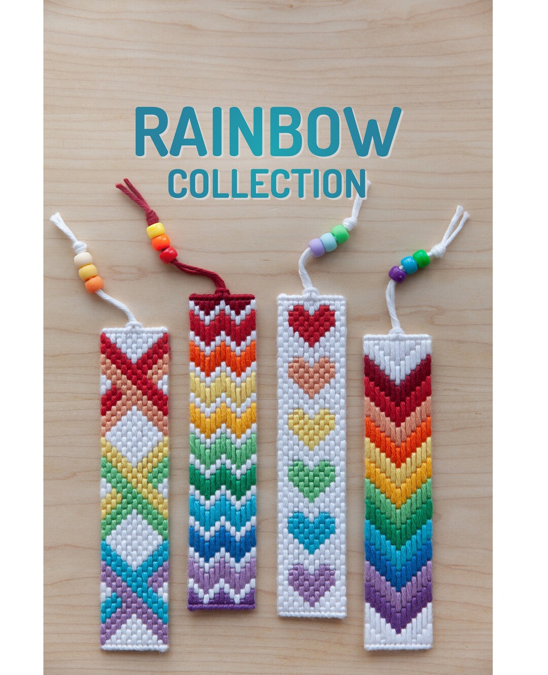 The Rainbow Collection Handmade Bookmarks Book Accessory - Etsy