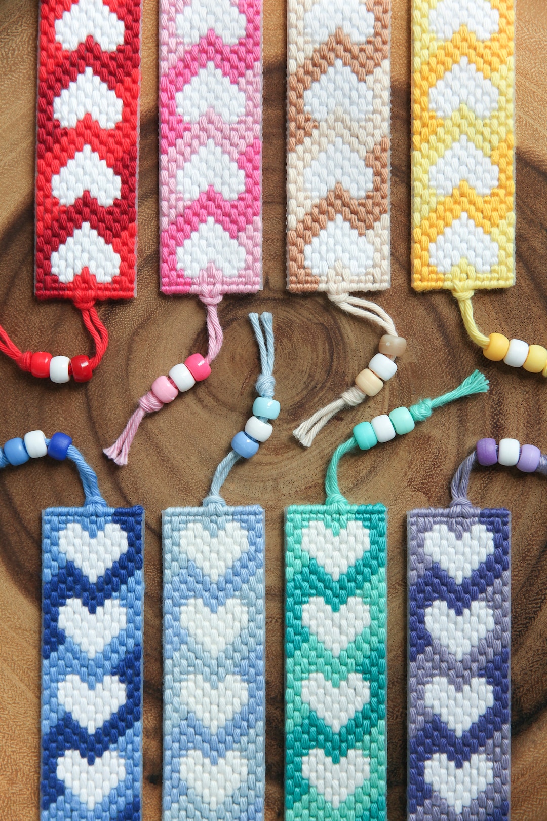 The Hearts Collection - Handmade Bookmarks, Book Accessory - Etsy