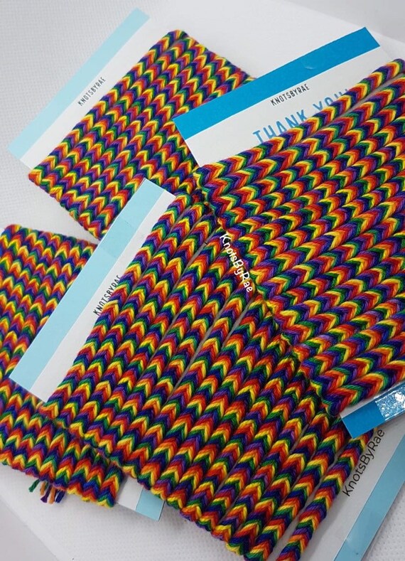 Rainbow Fishtail Bulk Braid Bracelets Friendship Bracelets | Etsy