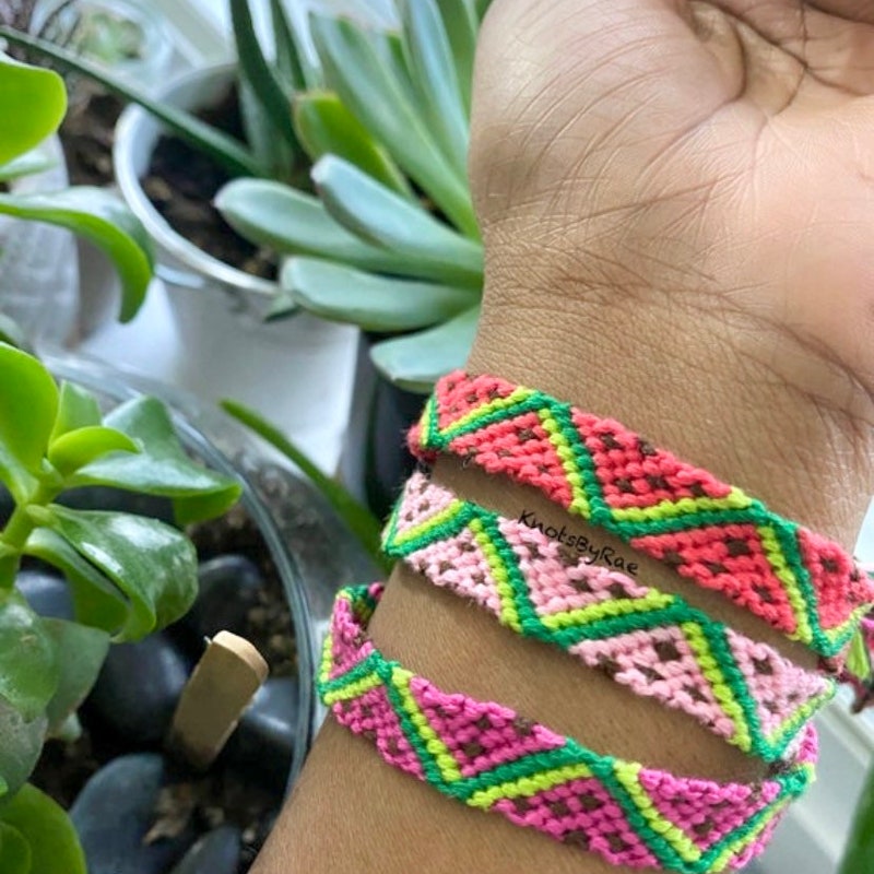 Watermelon Bracelet - Etsy