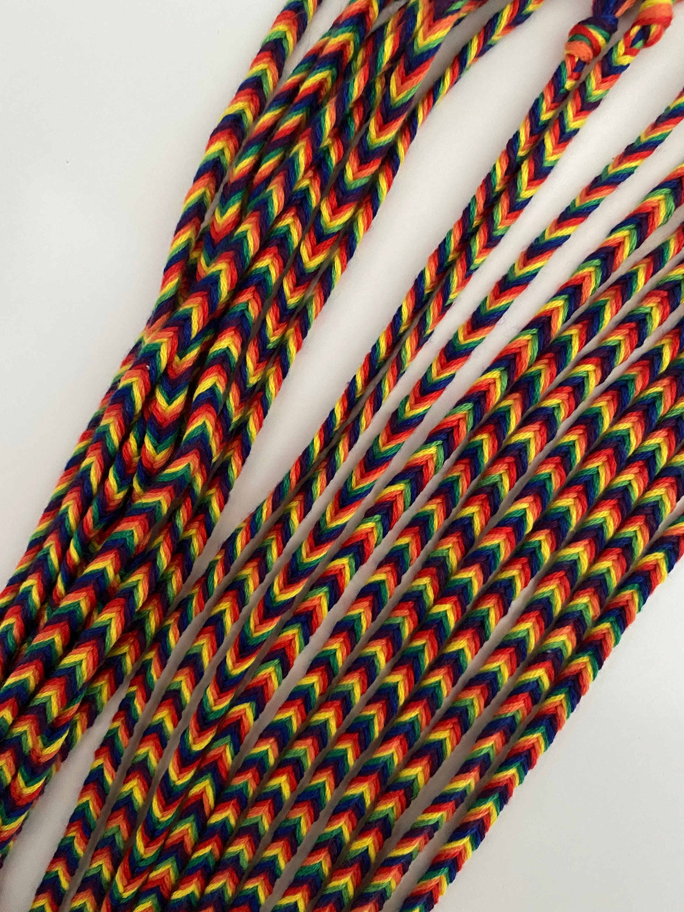 Rainbow Fishtail Bulk Braid Bracelets Friendship Bracelets - Etsy