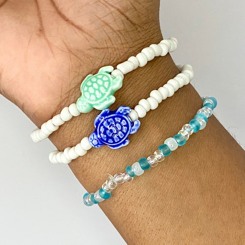Pool Party Seed Bead Bracelet Pack of 2 / Summer 2022 / - Etsy Canada
