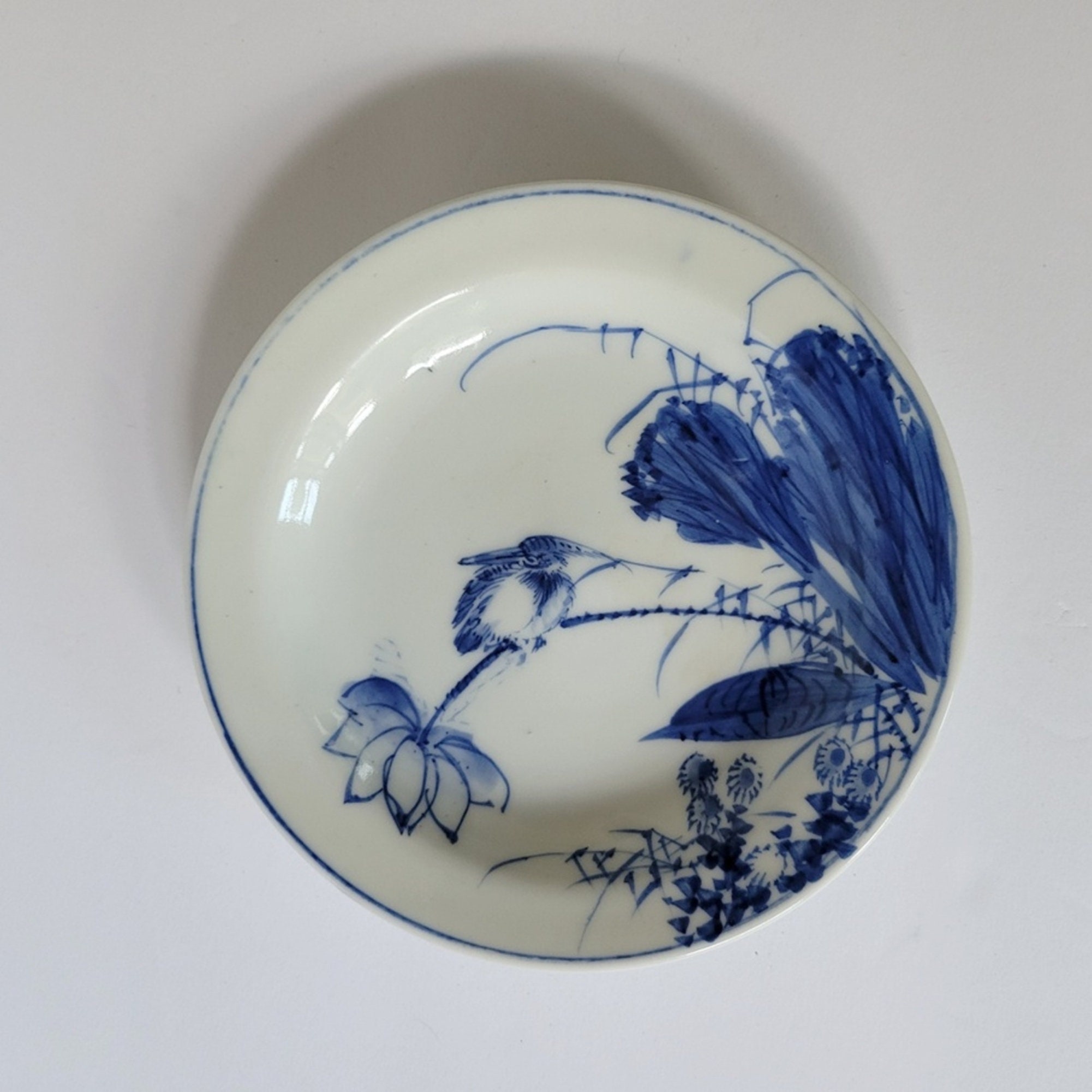 Japanese Arita Porcelain Plate or Dish With Kingfisher Bird - Etsy