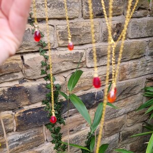 Fiery Red Crystal Tiara - Flame-inspired Gold Crown, Fantasy Cosplay ...