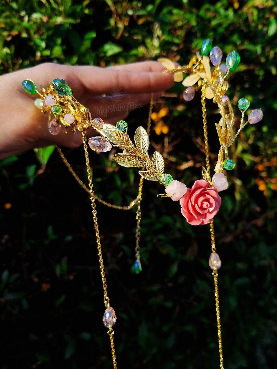 Rose Fairy Circlet Crown Elven Tiara Elf Headpiece Fairy - Etsy UK