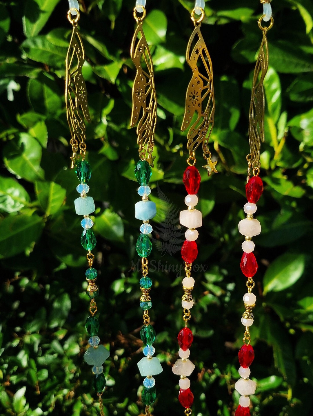 Gemstone Celestial Glasses Chain, Handcrafted Glasses Chain, Eyeglass ...