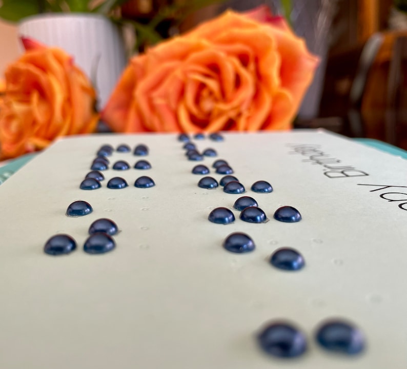 Braille Birthday Card, Tactile Cards, Visually Impaired, Blind. - Etsy