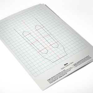 Headstock Template for Your Classical Guitar Build - Etsy