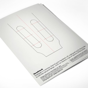 Universal Headstock Template for Classical Guitar - Etsy