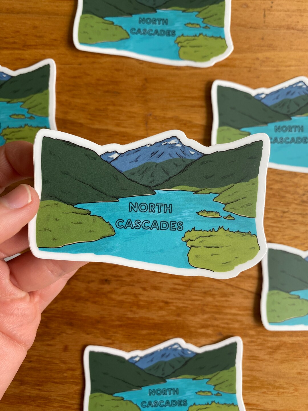 North Cascades National Park Sticker | 3.5” X 2.25” | Washington ...